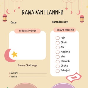Ramadan Mubarak RAMADAN PLANNER FREE, With Link in Description ...