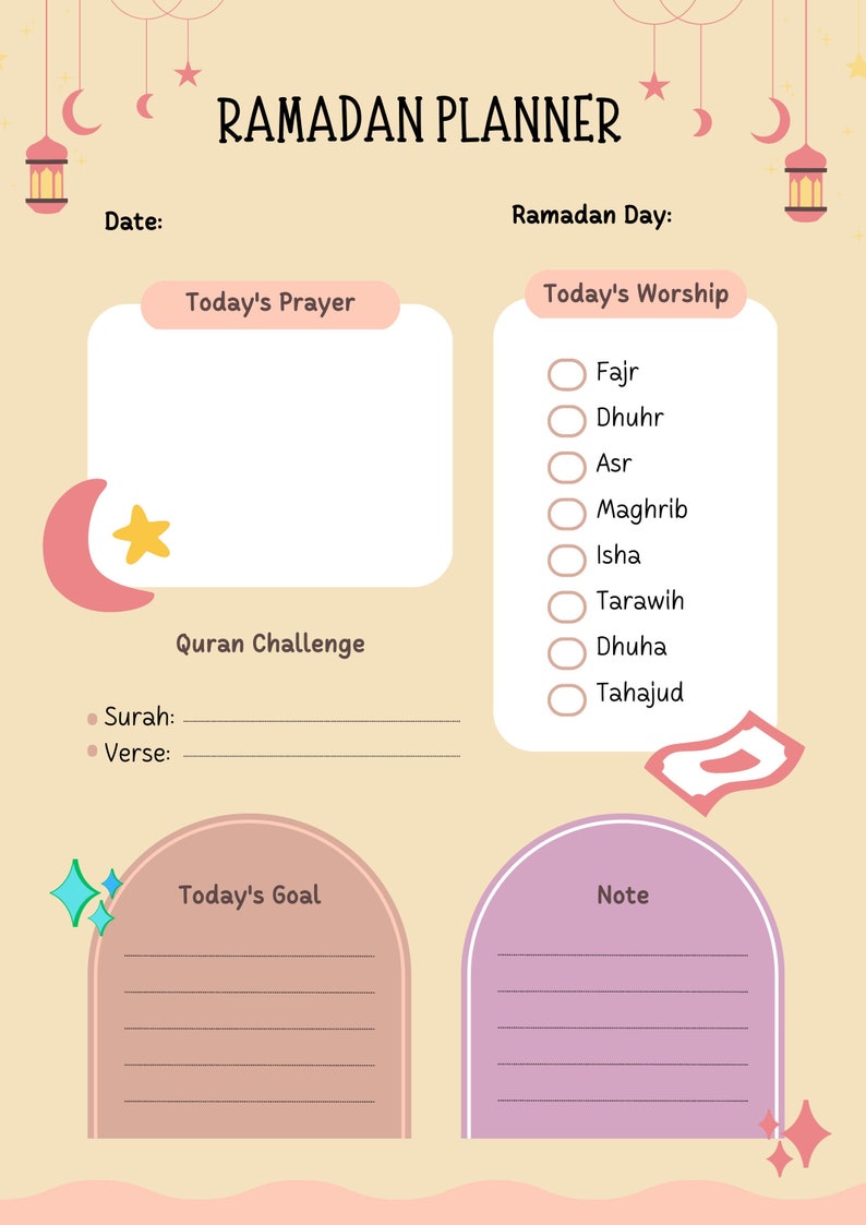 Ramadan Mubarak RAMADAN PLANNER FREE, With Link in Description ...