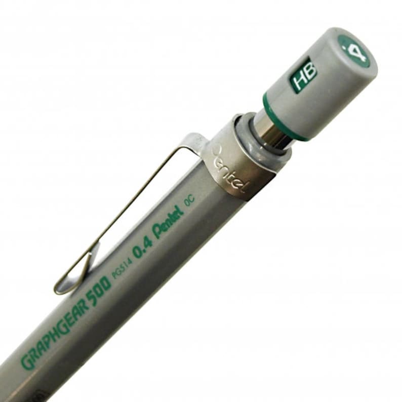 Pentel GRAPHGEAR 500 Mechanical Drafting Pencil, 0.3mm, 0.4mm 0.5mm, 0 ...