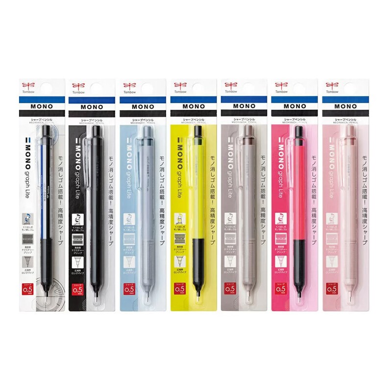 Tombow MONO Graph Lite 0.5mm High Precision Mechanical Pencil for Daily ...