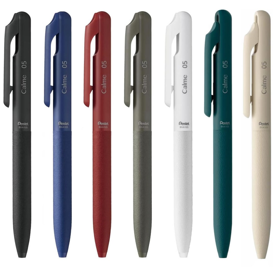 Limited Edition, Pentel Calme 0.5mm Silent Ballpoint Pen, Smoothing ...