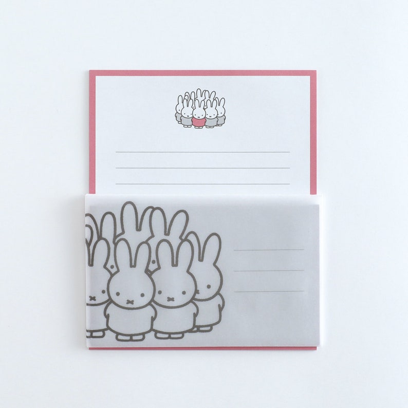 Miffy Letter Set 8 Sheets of Letter Papers, 4 Envelopes Made in Japan ...