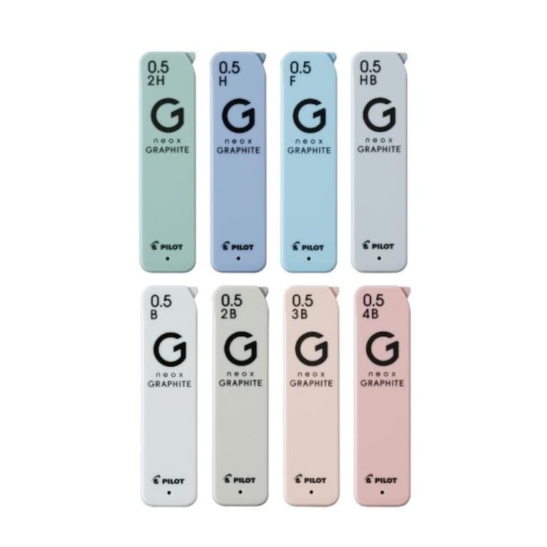 New Version - Pilot Neox GRAPHITE 0.5mm High-purity Refill Leads, 40pcs ...