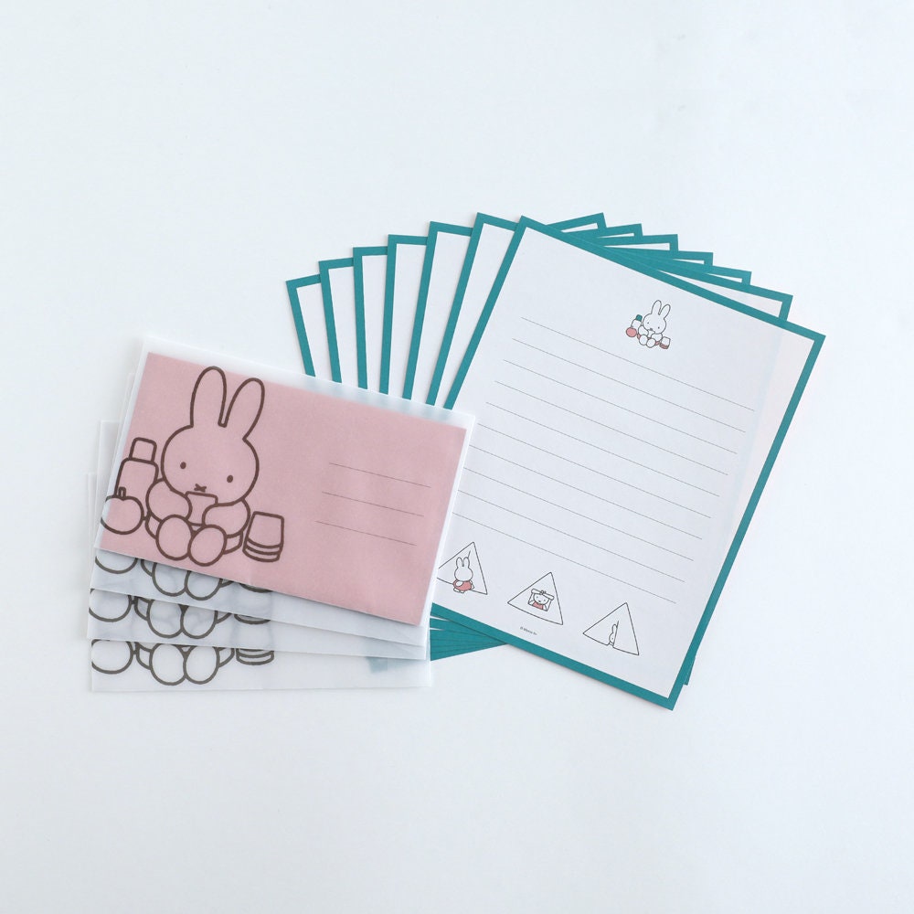 Miffy Letter Set 8 Sheets of Letter Papers, 4 Envelopes Made in Japan - Etsy