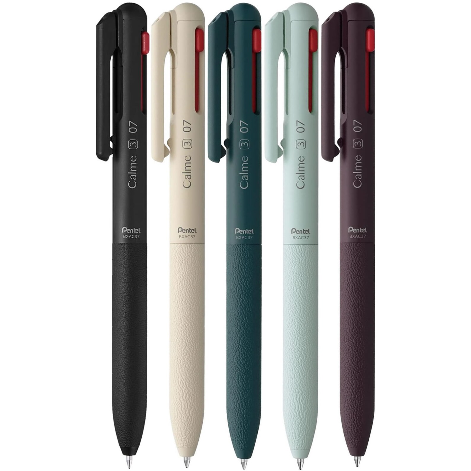 Limited Version, Pentel Calme 0.7mm 3-colour Silent Ballpoint Pen ...