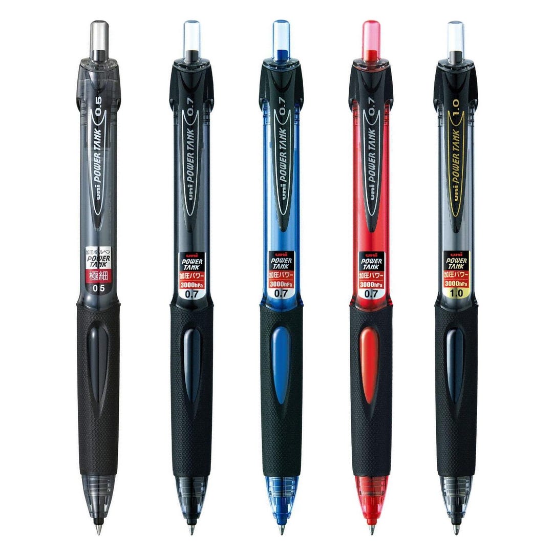 Made in Japan, Uni POWER TANK Standard Pressurized Ink Ballpoint Pen ...
