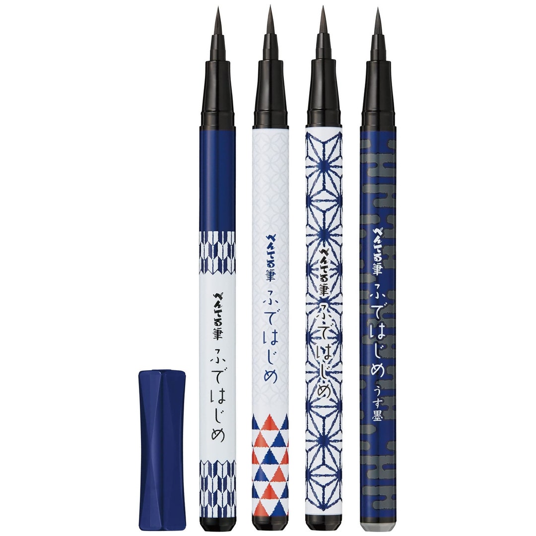 Traditional Japanese Pattern - Pentel Fudehajime Quick-drying Dye Ink ...