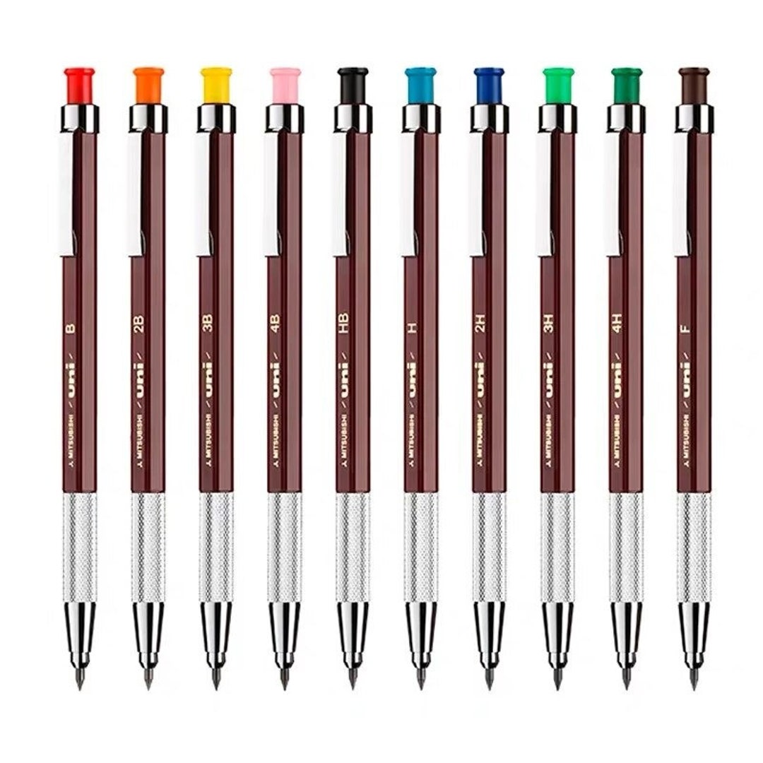 Uni Mechanical Lead Holder Clutch Pencil, 2.0mm, Metal Grip, Perfect ...