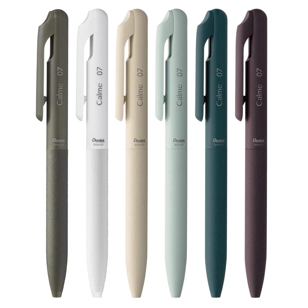 Limited Edition - Pentel Calme 0.7mm Silent Ballpoint Pen, Smoothing ...