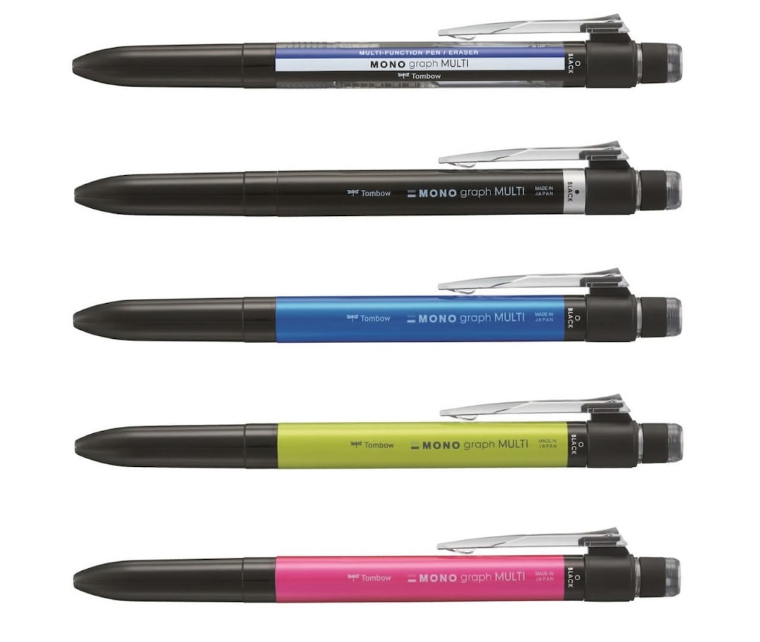 Tombow MONO Graph Multi 21 Multifunctional Pen 0.5mm Black - Etsy UK