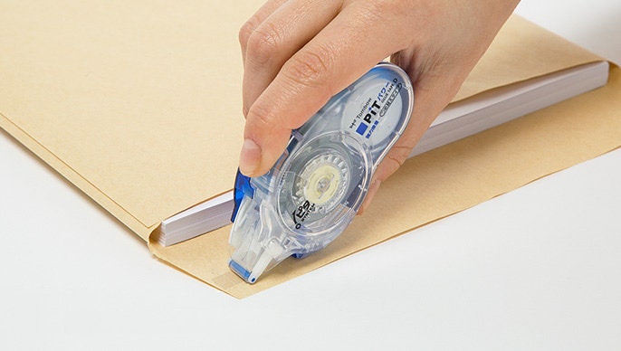 Tombow Pit POWER D PN-IP 8.4mm X 16m Refillable Glue Tape Roller, Acid ...
