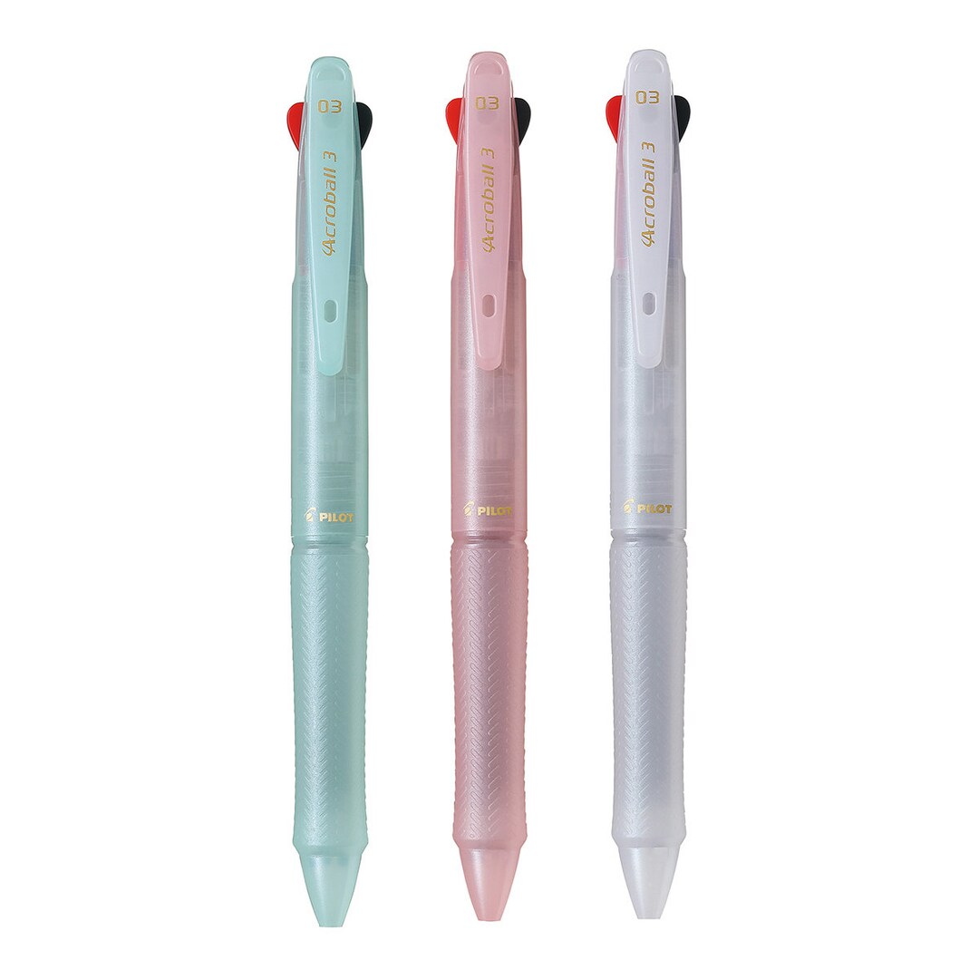 Japanese Limited Pearl Version - Pilot Acroball 3 Micro Fine 0.3mm 3 ...