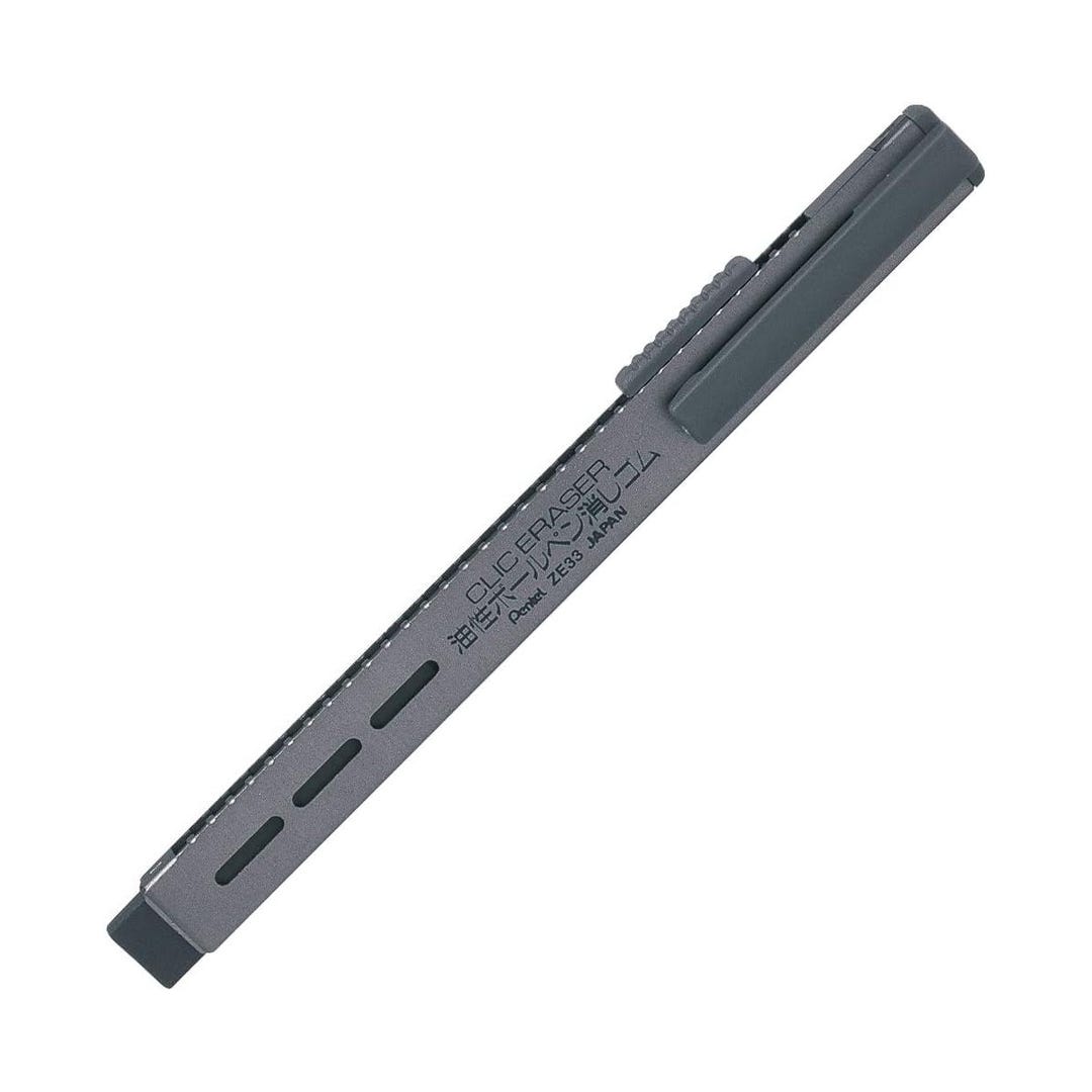 Pentel CLIC Eraser Slide Click Type Eraser Pen for Oil-based Ballpoint ...