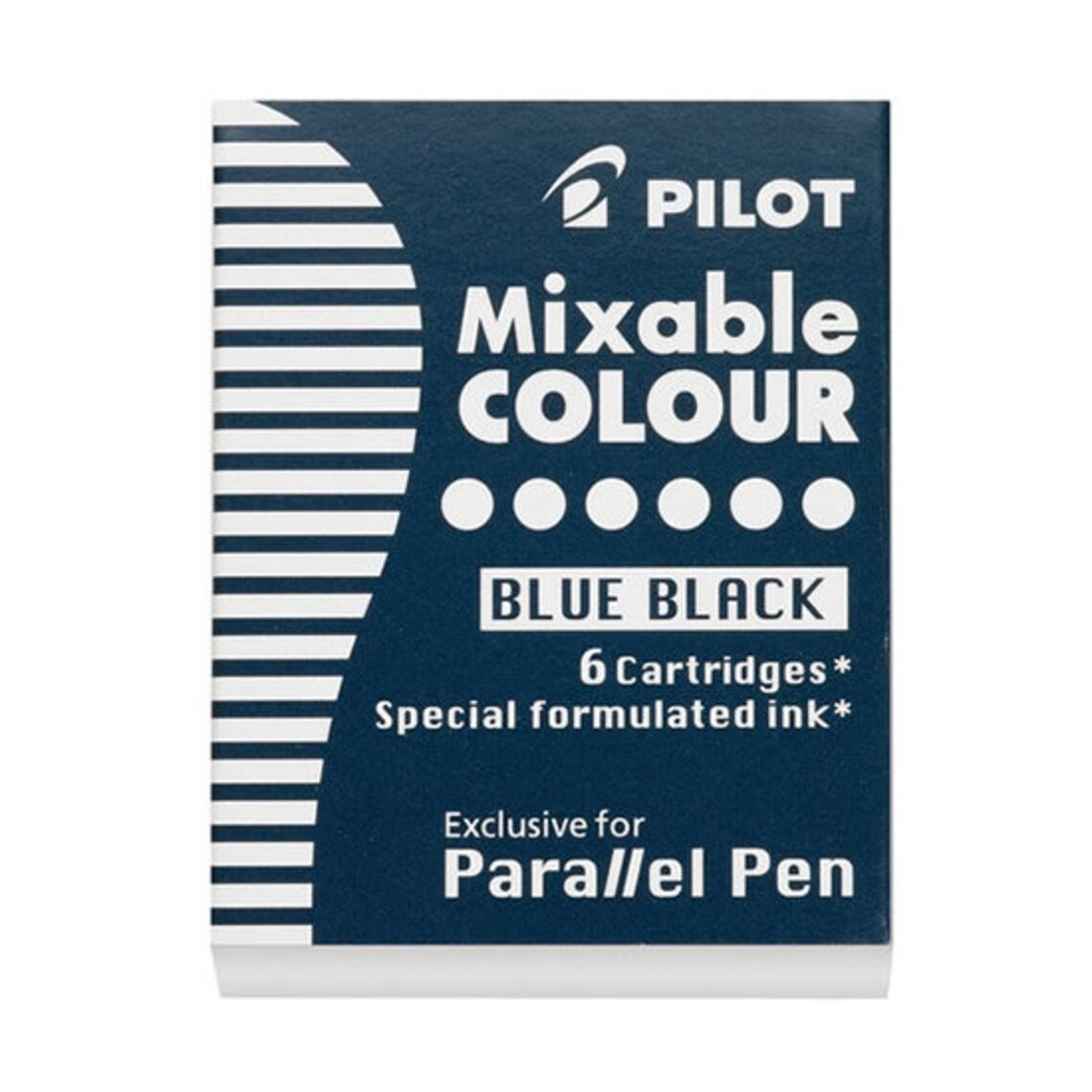 Pilot Ink Cartridge for Parallel Pens (6 Refills per Pack), Mixable ...
