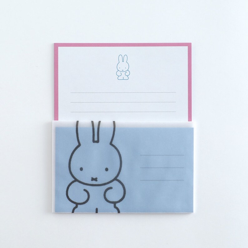 Miffy Letter Set 8 Sheets of Letter Papers, 4 Envelopes Made in Japan - Etsy