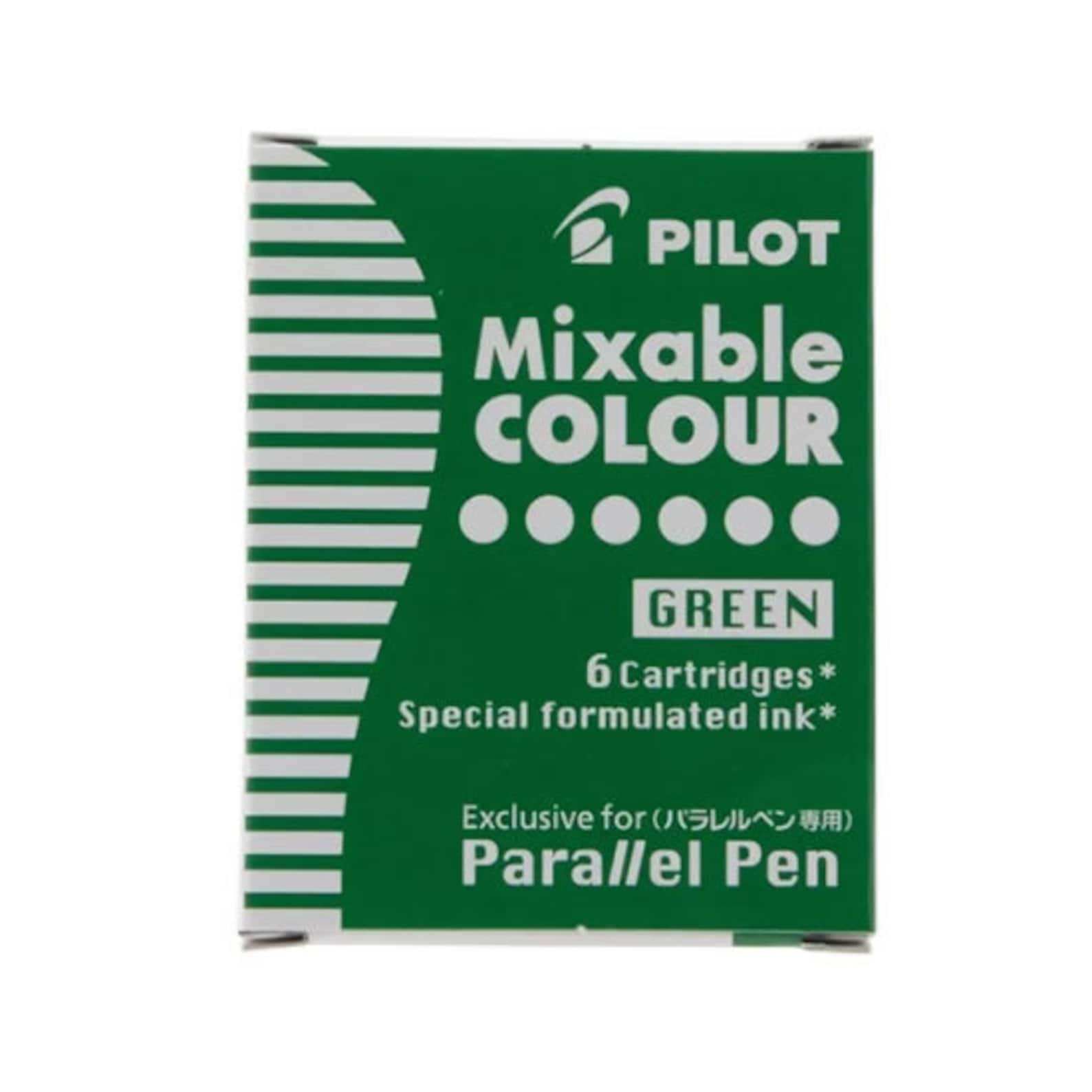 Pilot Ink Cartridge for Parallel Pens (6 Refills per Pack), Mixable ...