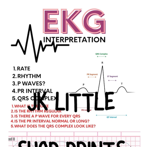 Ekg Interpretation - Etsy