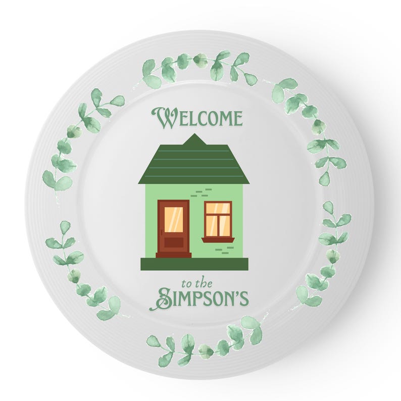 Handpainted Wedding Gift Plate,custom Wedding Gift, Ceramic Family ...