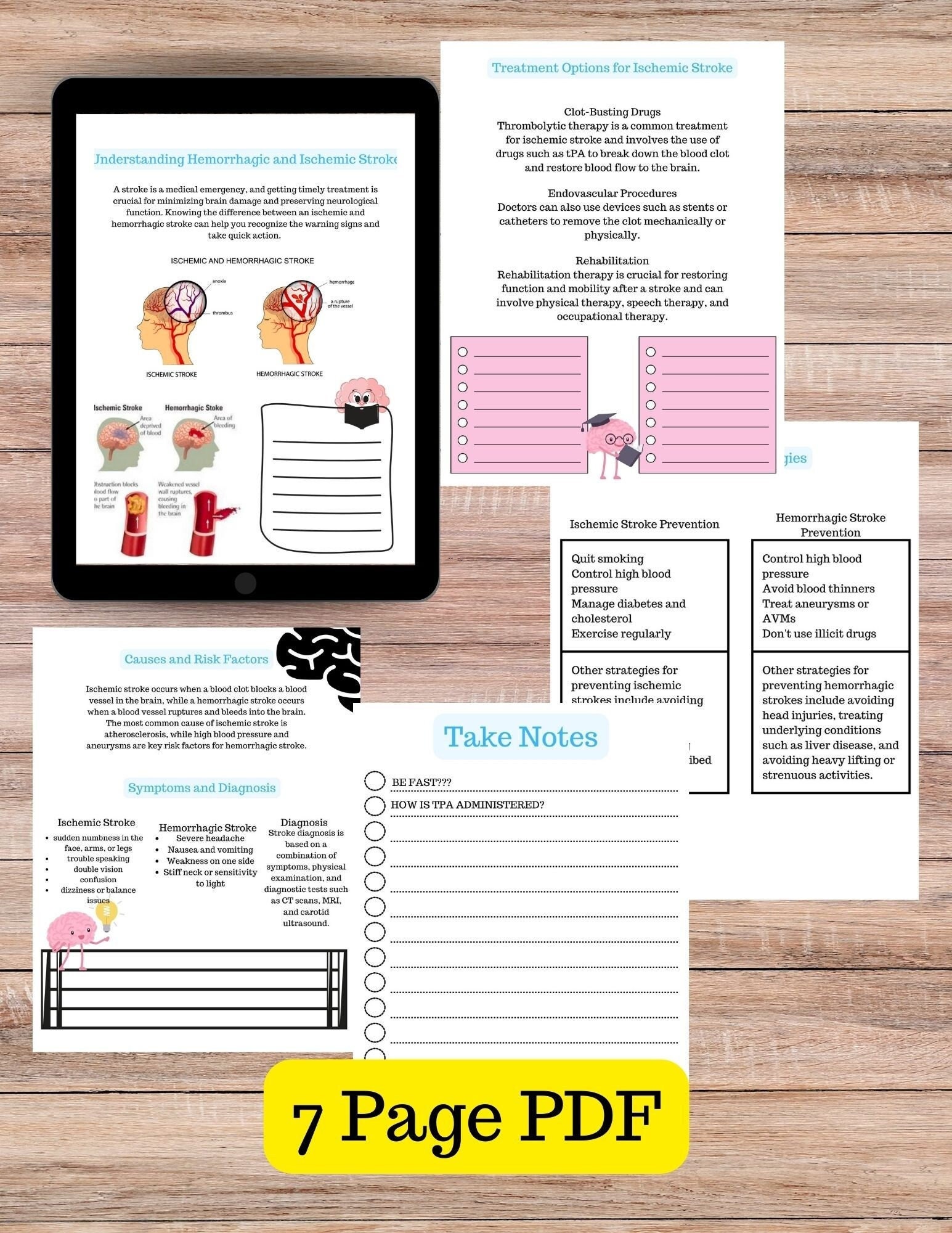 Nursing Notes, Ischemic Vs Hemorrhagic Stroke, Nurse Notes Made Easy ...
