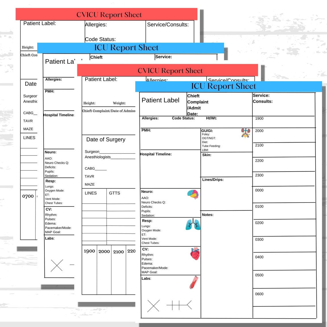 ICU Nurse Reference Guide: ABG, Hemodynamics, Meds (PDF Download) - Etsy