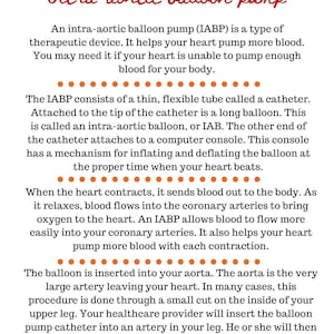 IABP Cheat Sheet: ICU Nursing Notes (PDF Download) - Etsy