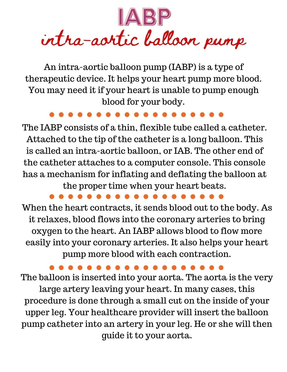 IABP Cheat Sheet, RN Nursing Notes, Balloon Pump Notes, ICU Notes ...