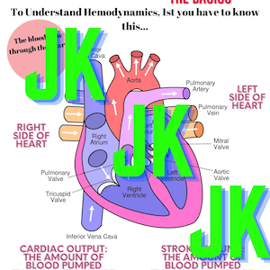 Hemodynamics Basics. Nurse Cheat Sheet, Nursing Student Notes, Cardiac ...