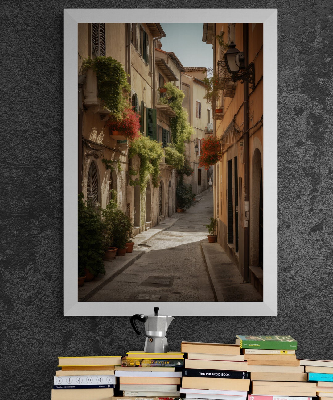 Italy Wall Print, Italian Colorful Wall Art, Digital Southern Italy ...