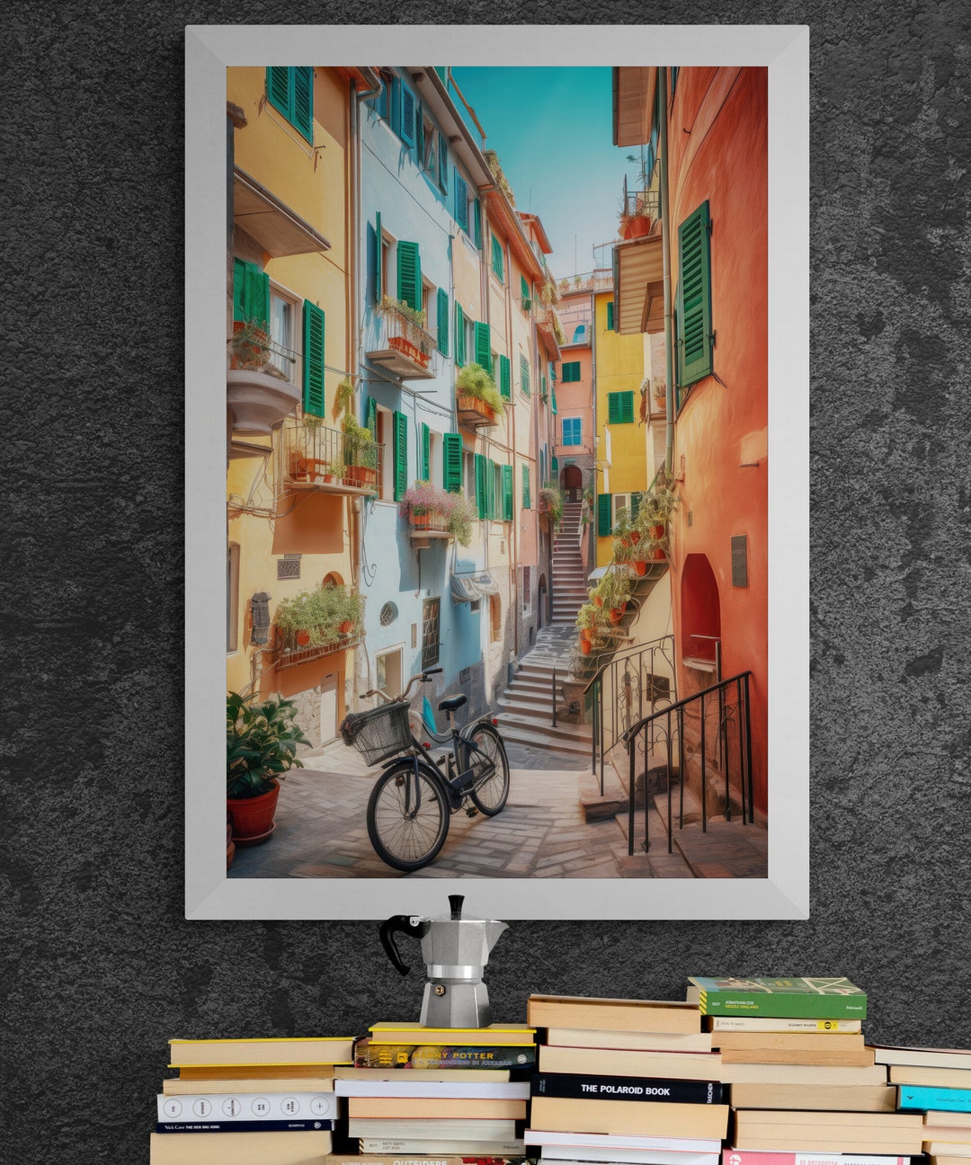 Italy Wall Print, Italian Colorful Wall Art, Digital Southern Italy ...