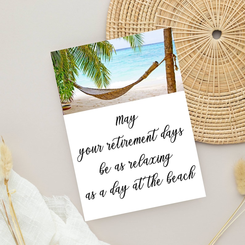 Happy Retirement Card Digital Printable 4x6 and 5x7 - Etsy