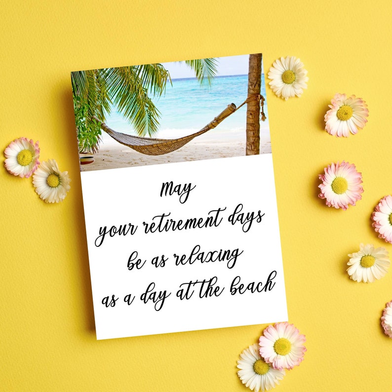 Happy Retirement Card Digital Printable 4x6 and 5x7 - Etsy