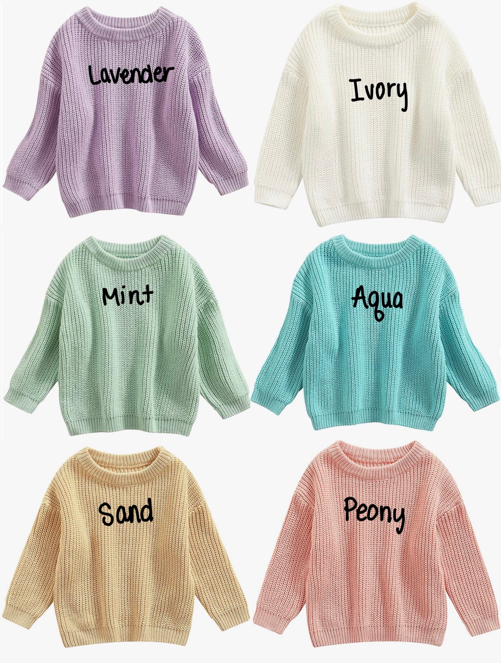 Custom Hand Embroidered Name Sweater - Etsy