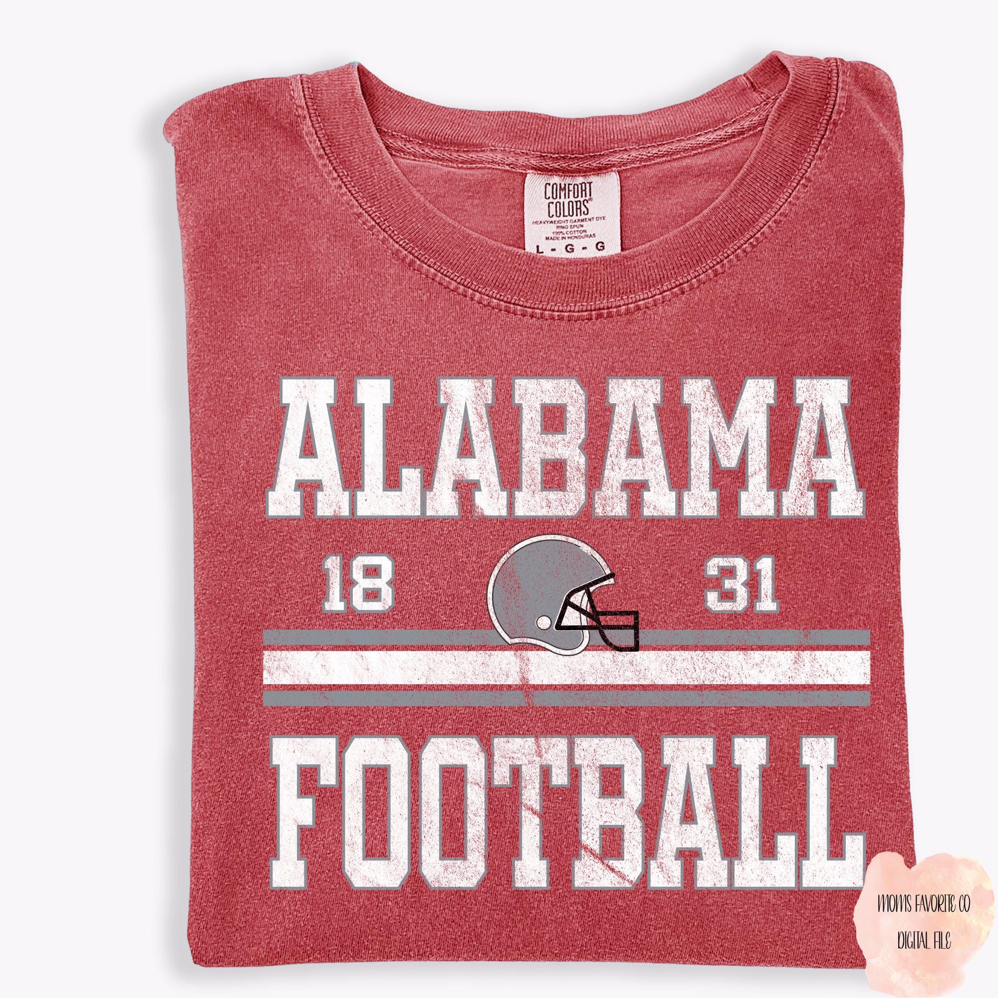 Alabama University; Football; 2 Png Files Included; Dtf; Cricut ...