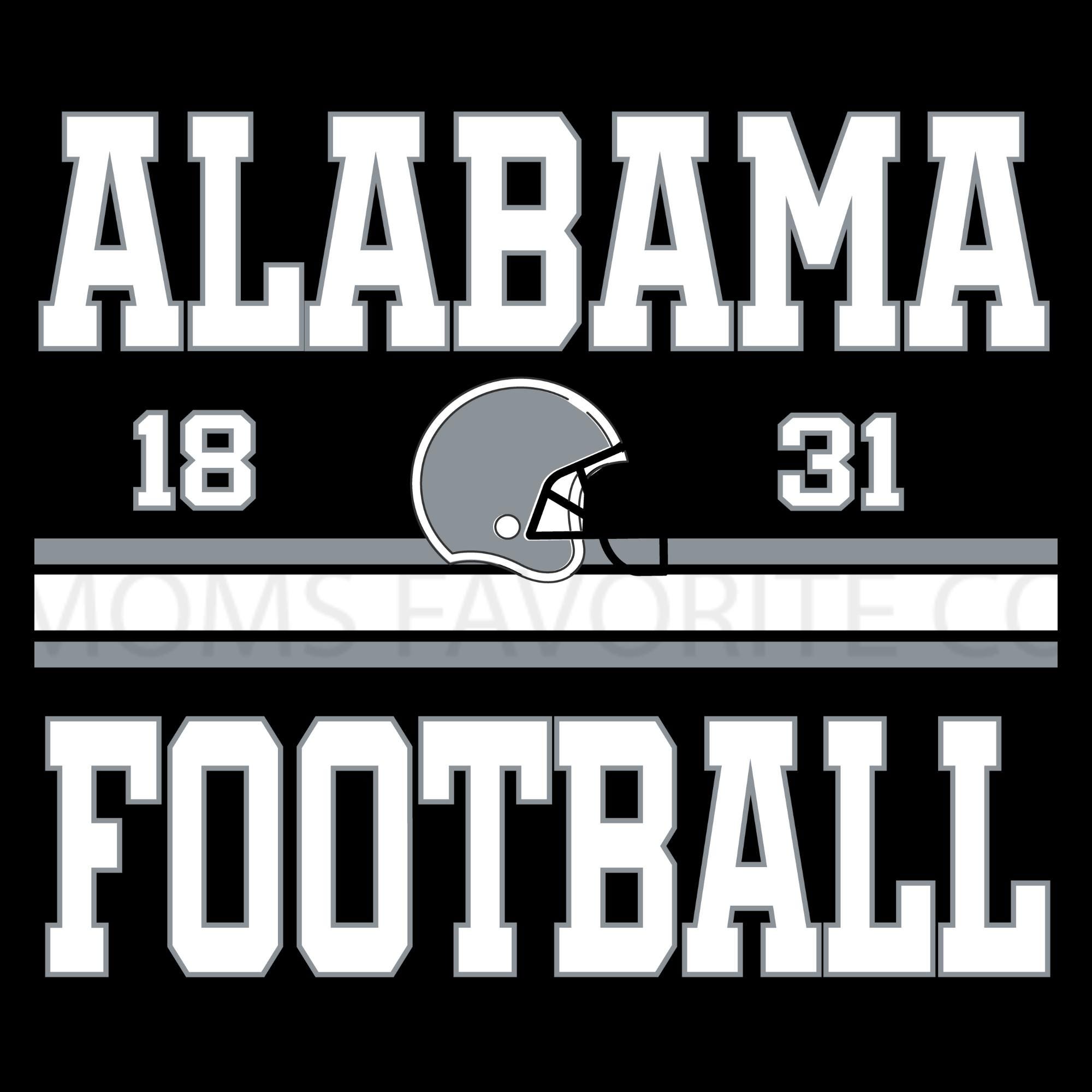 Alabama University; Football; 2 Png Files Included; Dtf; Cricut ...