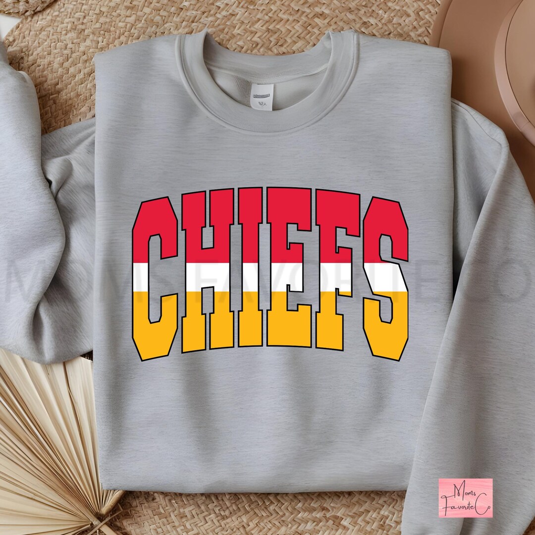 Chiefs Football Design: Distressed SVG, PNG (digital Download) - Etsy