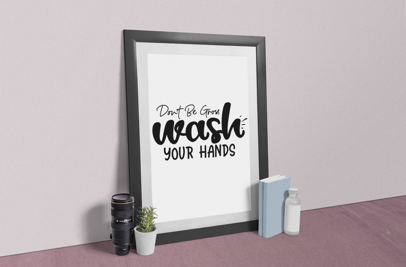 Don't Be Gross Wash Your Hands SVG & PNG Set - Etsy