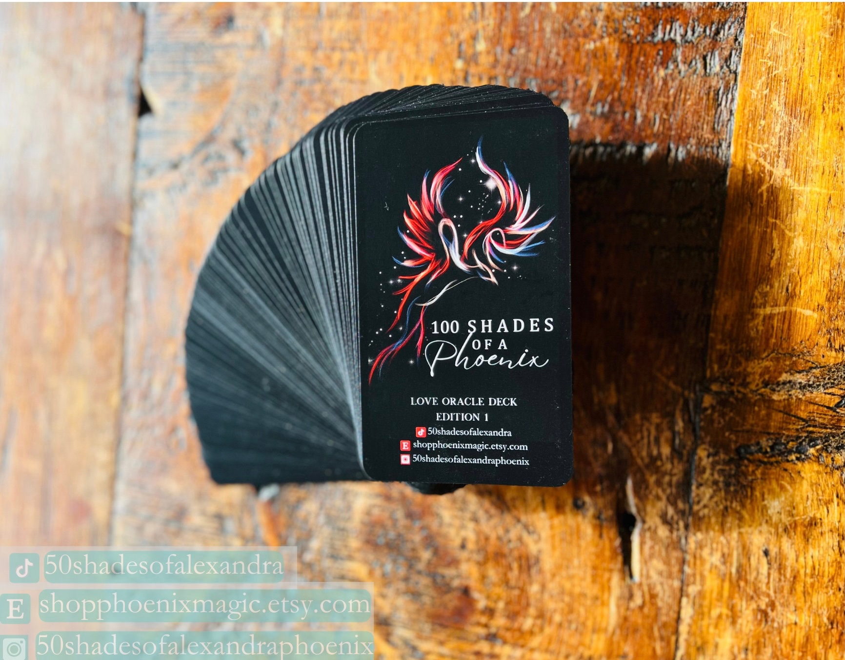 PREORDER | 100 Shades of a Phoenix Love Oracle Deck | Edition 1 | 100 ...