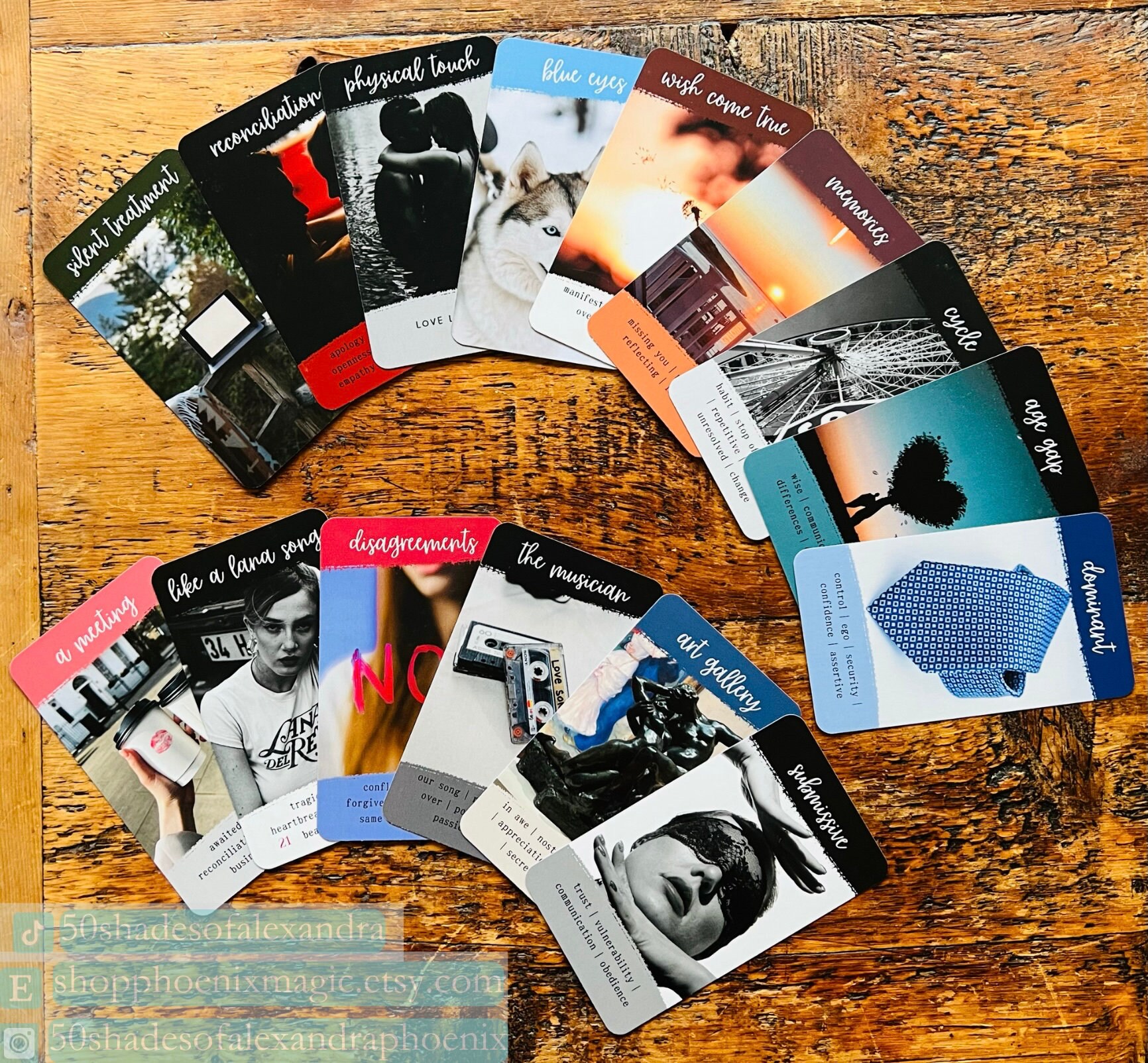 PREORDER 100 Shades of a Phoenix Love Oracle Deck Edition 1 100 Cards ...