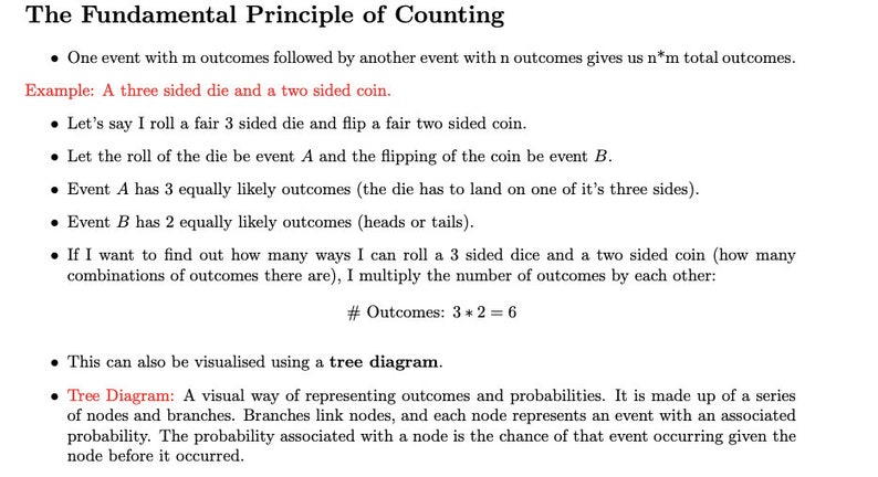 Probability - Leaving Cert Higher Level Maths Notes - Etsy
