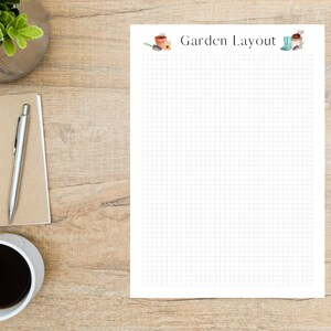 Gardening Graph Paper Planner Printable Garden Journal Printable Garden ...
