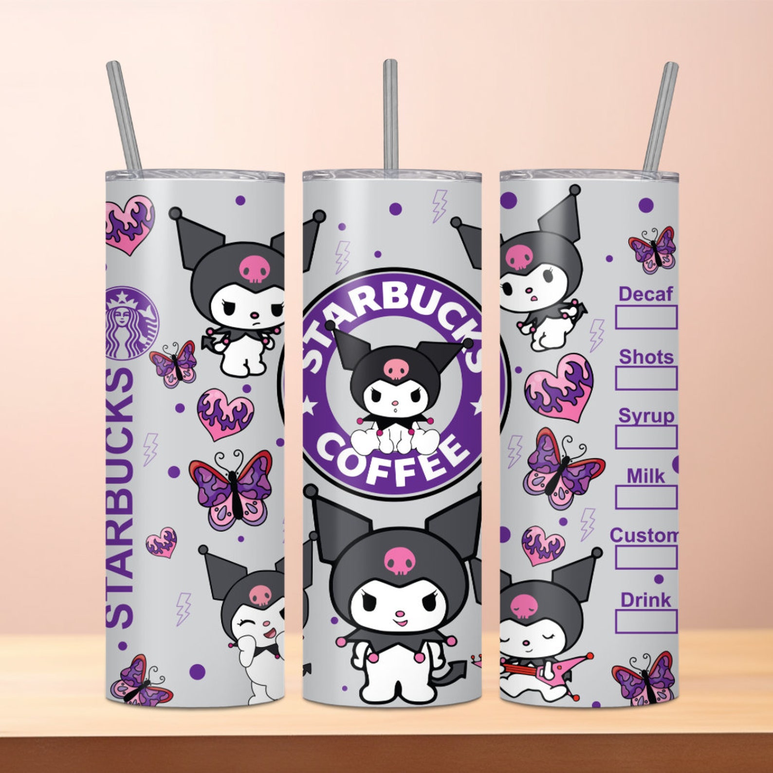 Kuromi Sublimation Wrap 20oz - Etsy