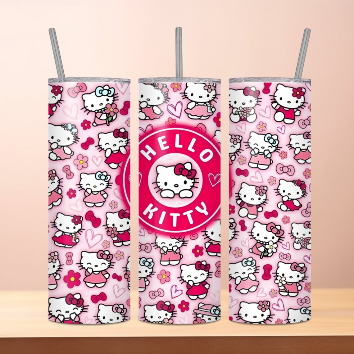 Hello Kitty Sublimation Wrap 20oz - Etsy