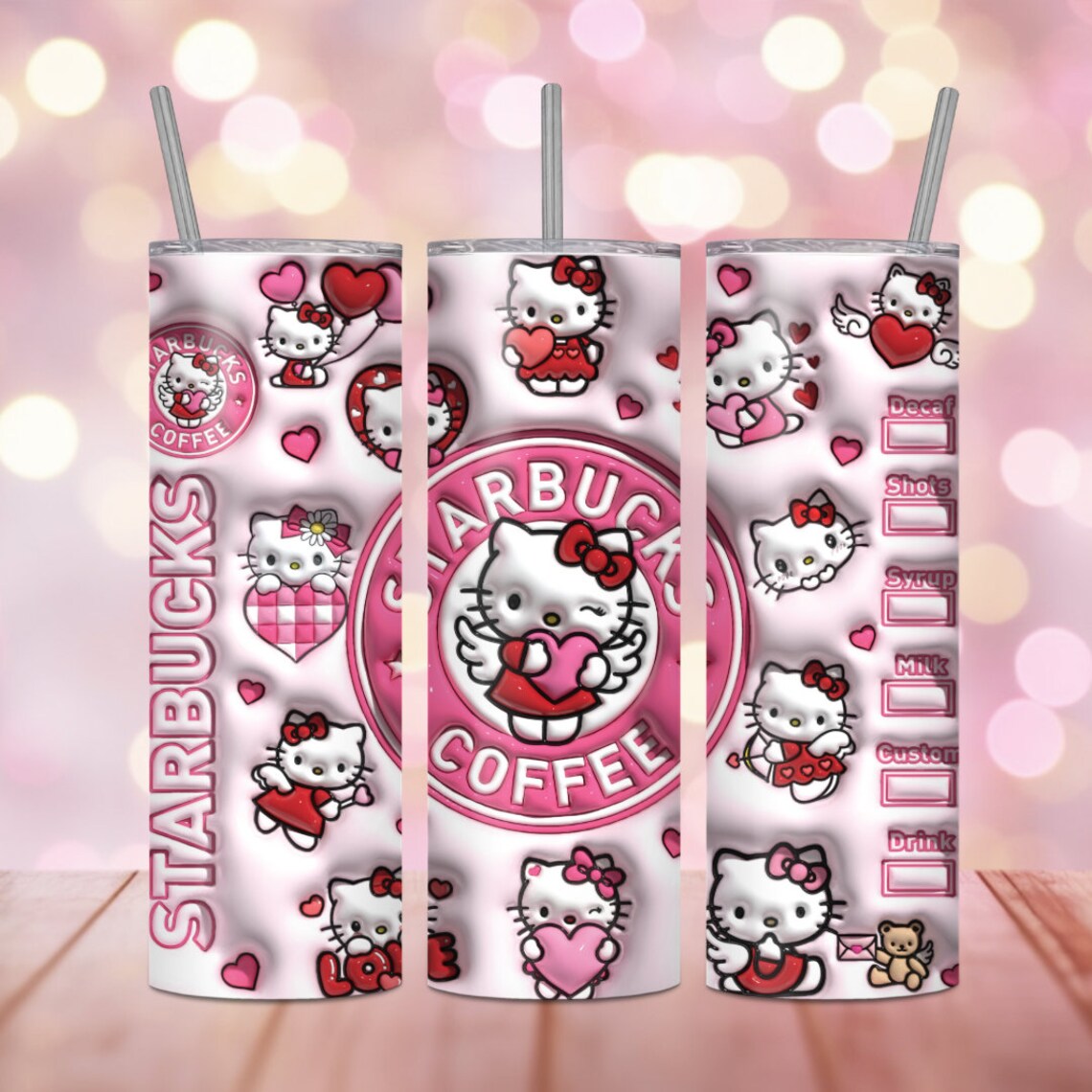 Hello Kitty Sublimation Wrap 20oz - Etsy