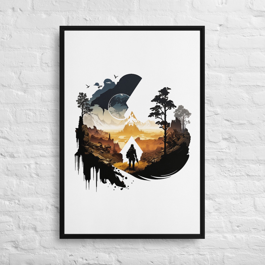 Framed Canvas - Landscape-destiny-2 - Etsy