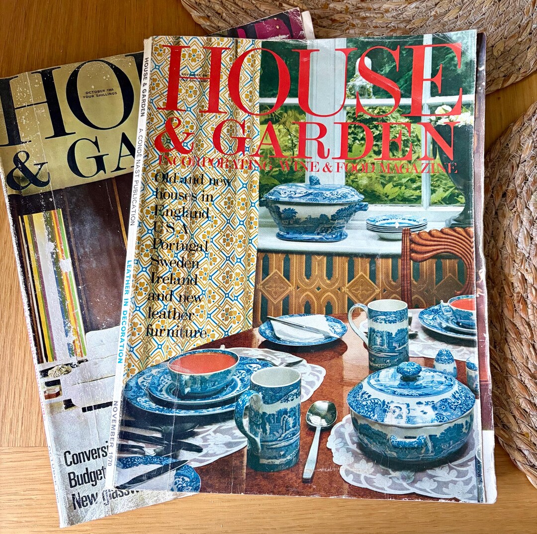 Pair of Retro / Vintage House and Garden Magazines November 1970 and ...