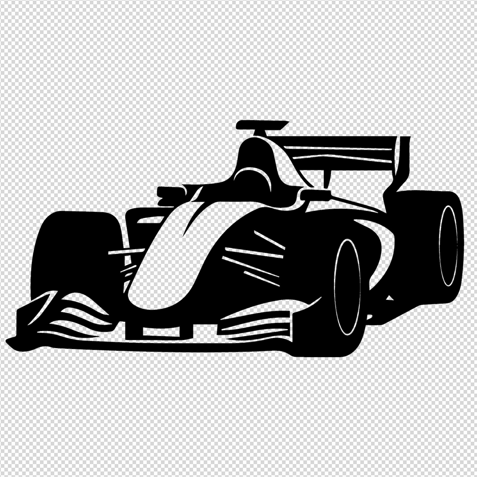 Set of 4 Formula 1 Cars, Pictograms in Png, Svg, Eps and Dxf, Clipart ...