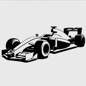 Set of 4 Formula 1 Cars, Pictograms in Png, Svg, Eps and Dxf, Clipart ...