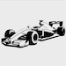 Set of 4 Formula 1 Cars, Pictograms in Png, Svg, Eps and Dxf, Clipart ...