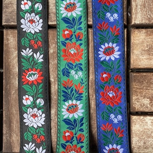 6 Colors - Traditional Czech - Slovak Folk Ribbon 35mm Wide, With ...