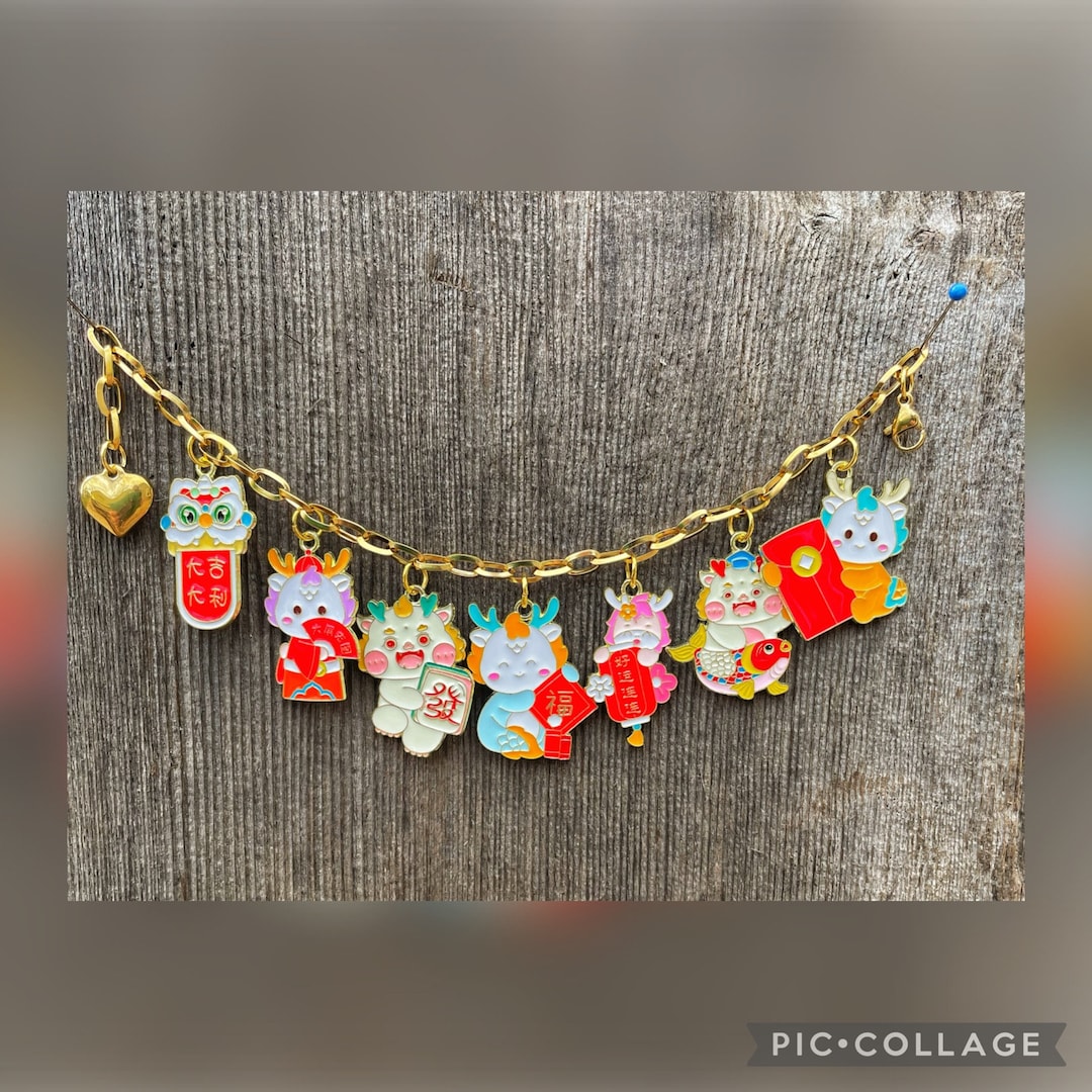 Charm Bracelet, Chinese New Year, Cute Bracelet, Chinese Charms, Girls ...